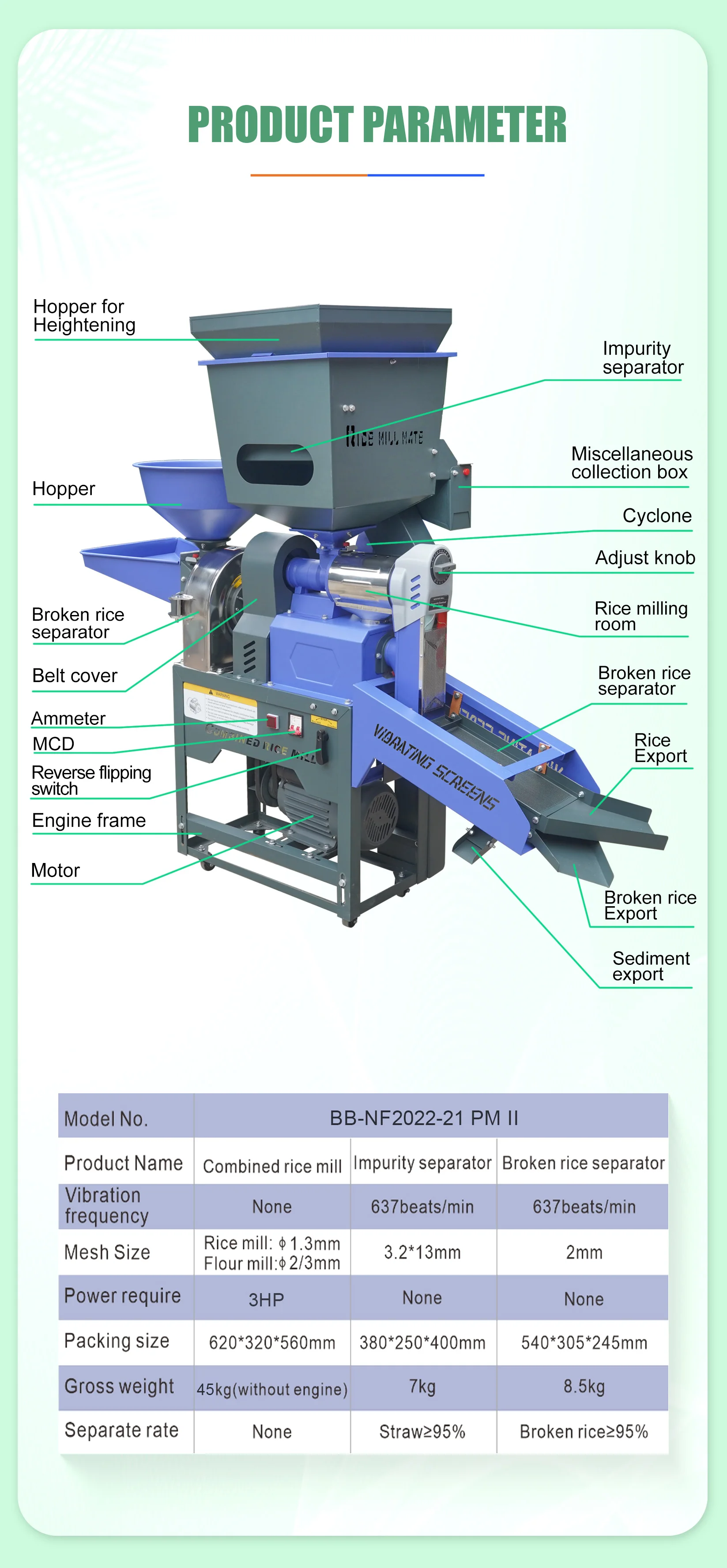 Factory Directly Sales Paddy Rice Dehusking Machine Sheller Mill With ...