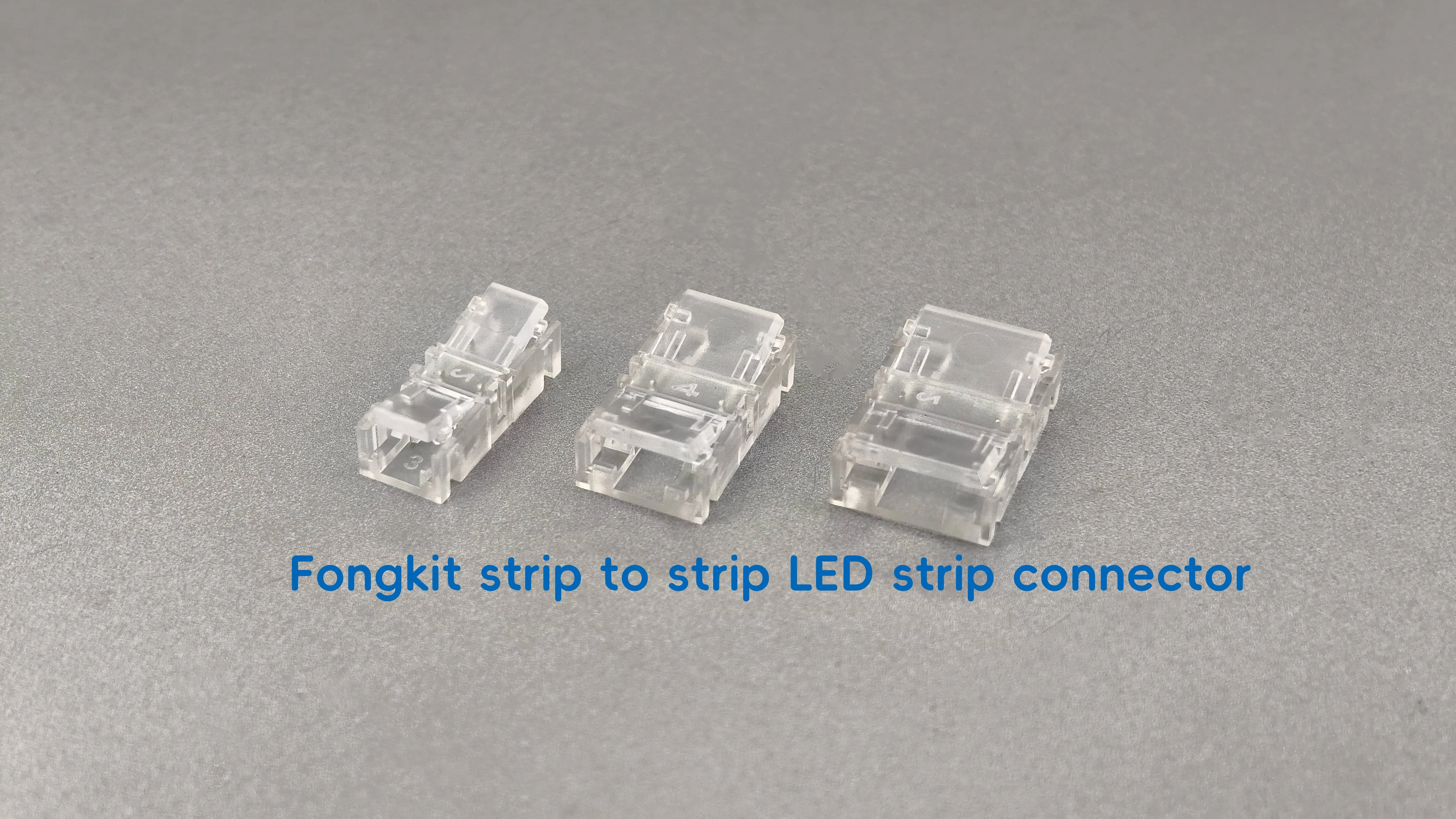 2pin Solderless Led Strip Connector 5mm/8mm/10mm Wire To Wire,Strip To ...