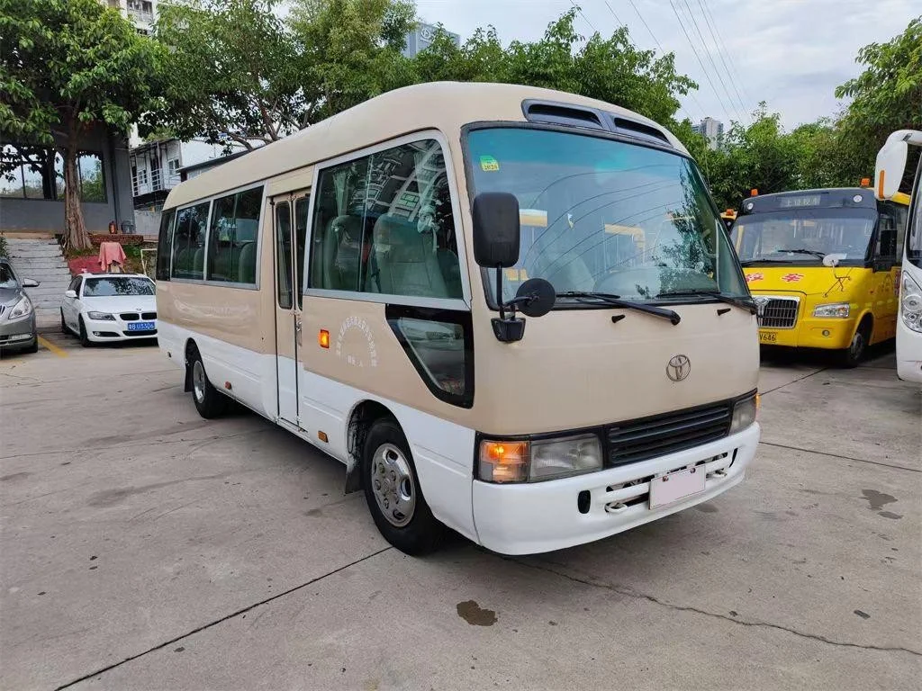 Left Hand Drive Bus Diesel Engine Coasters Mini Bus 2013-2016 Year ...