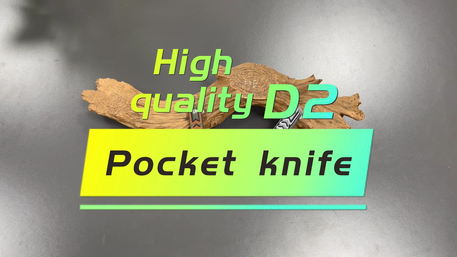 Hot Selling Fish Bone Pattern Colored G10 Handle D2 Blade Outdoor Portable Folding Knife With ...