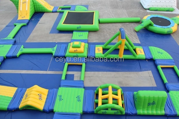 Outdoor Large Floating Water Playground Sport Games Inflatable Aqua Sea ...