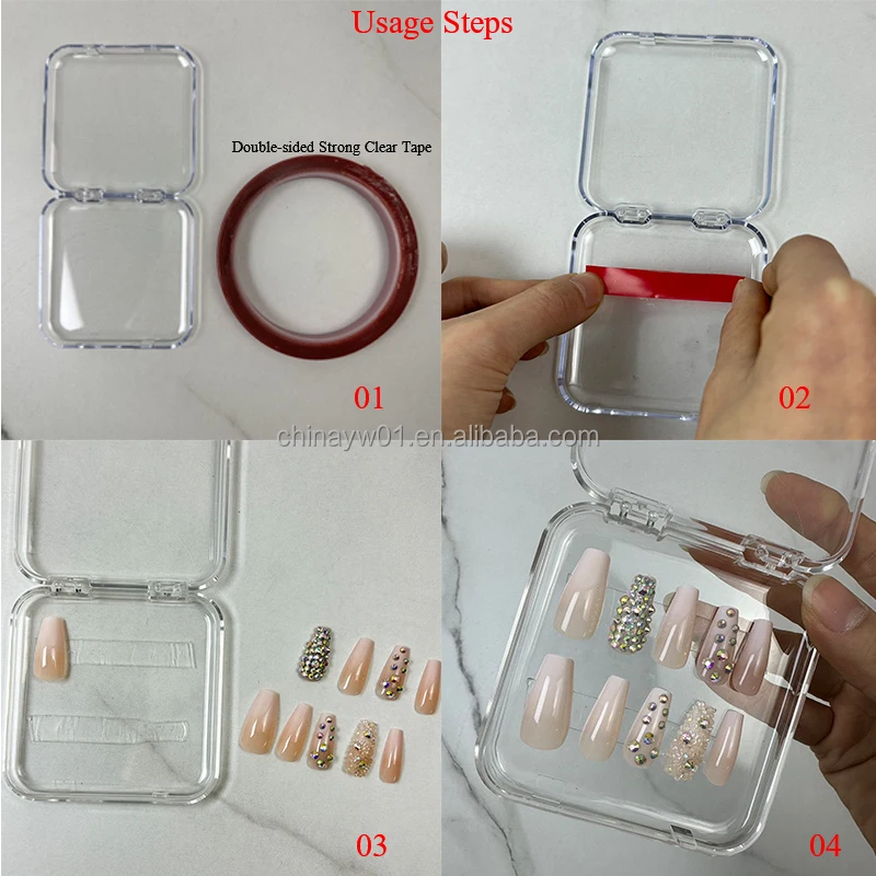 Nail Boxes for Press Ons - Portable & Professional Storage