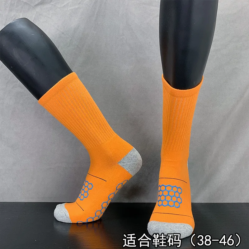 High Quality Custom Anti Slip Athletic Soccer Grip Socks