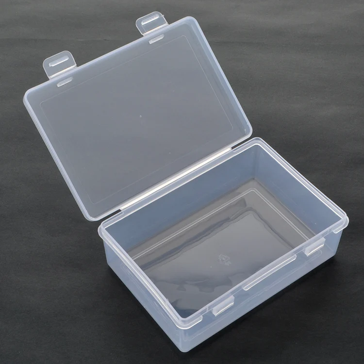Rectangular Plastic Boxes Empty Storage Organizer Containers With ...