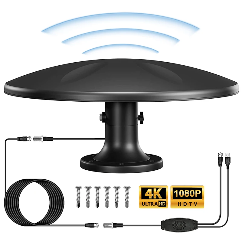 Long Range UHF 4K Car Trailer Truck Caravan Boat TV Antennas