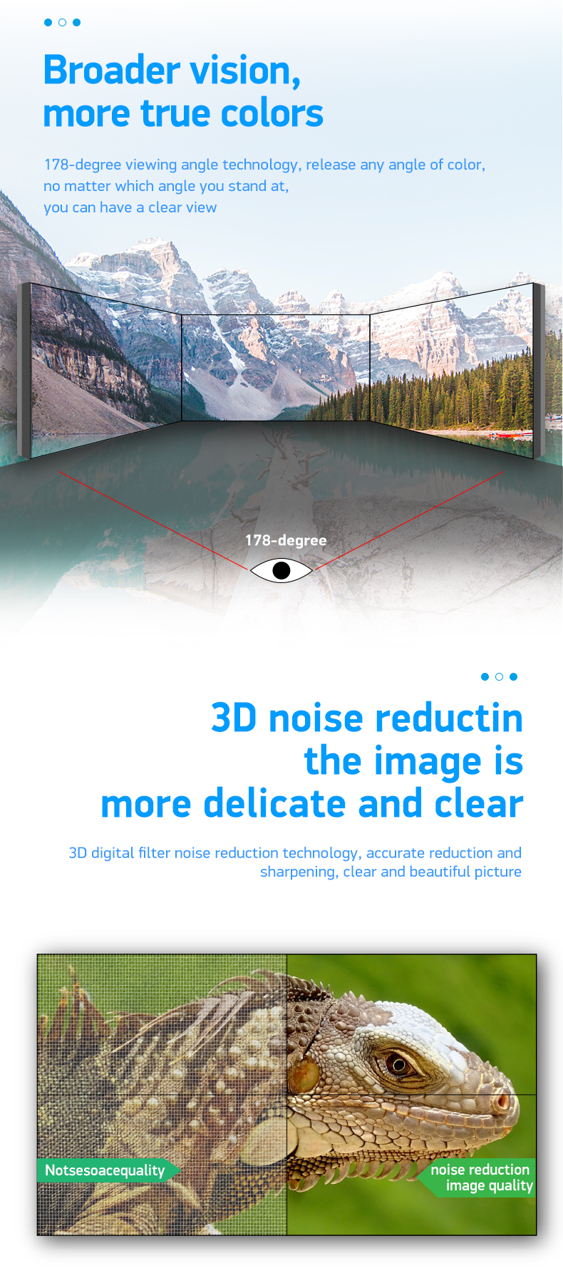 A+ Screen 46 Inch LCD Video Wall with Auto Temperature Controller