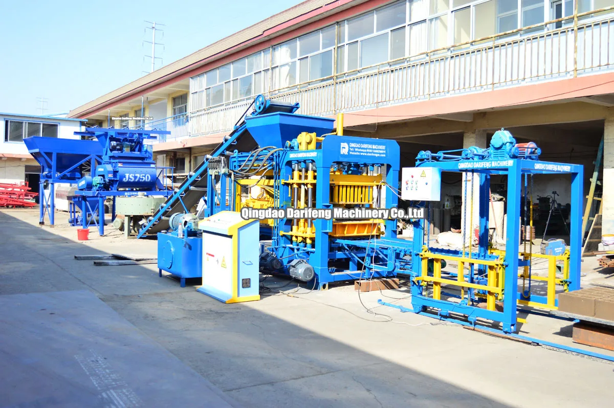 Automatic Hydraulic Cement Block Moulding Machine - QT8-15