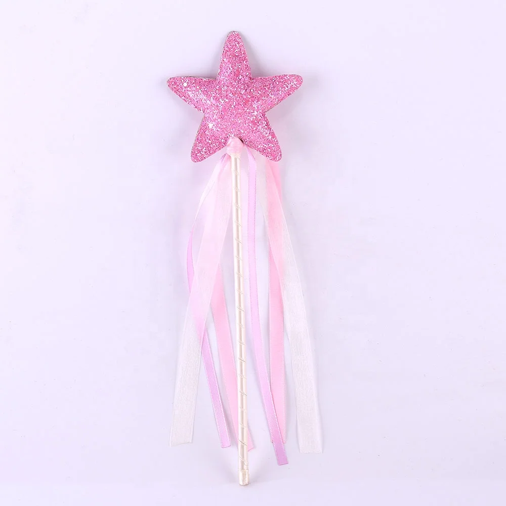 Magic Star Stick Princess Fairy Wand - Glitter & Star Power