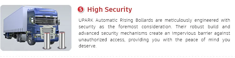 Stainless Steel Traffic Barriers Parking Warning Post Commercial Use ...