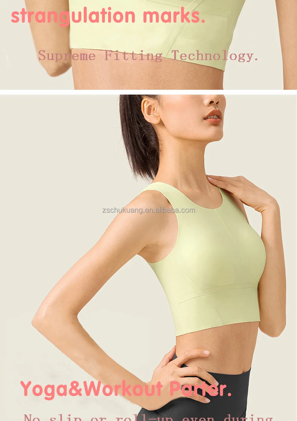 Fitness Wear Sport Bra Yoga Set Custom Workout Clothing Outfit,High Stretch Crisscross Front ...