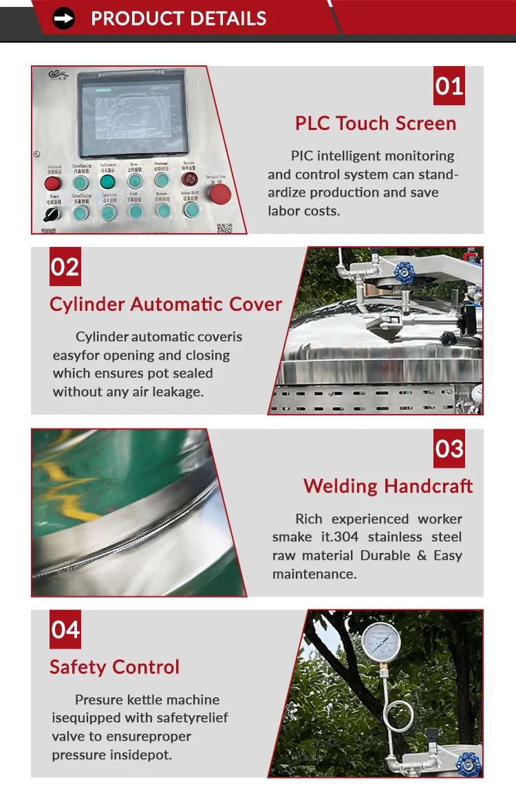 High Temperature Full Automatic Commercial Industrial Soup Making ...