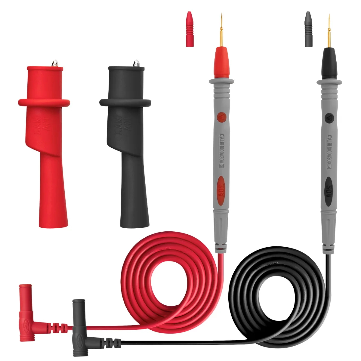 Pt1031 20a Gold-plated Special Tip Digital Multimeter Test Lead 1000v ...