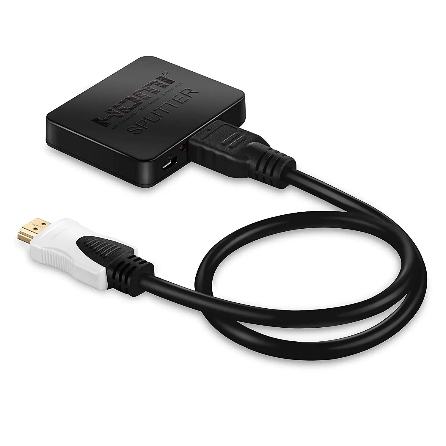 Hdmi 1.4 Splitter 1 In 2 Out Adapter 4k Hdmi Splitter Hdcp Stripper 3d Signal Amplifier Splitter ...