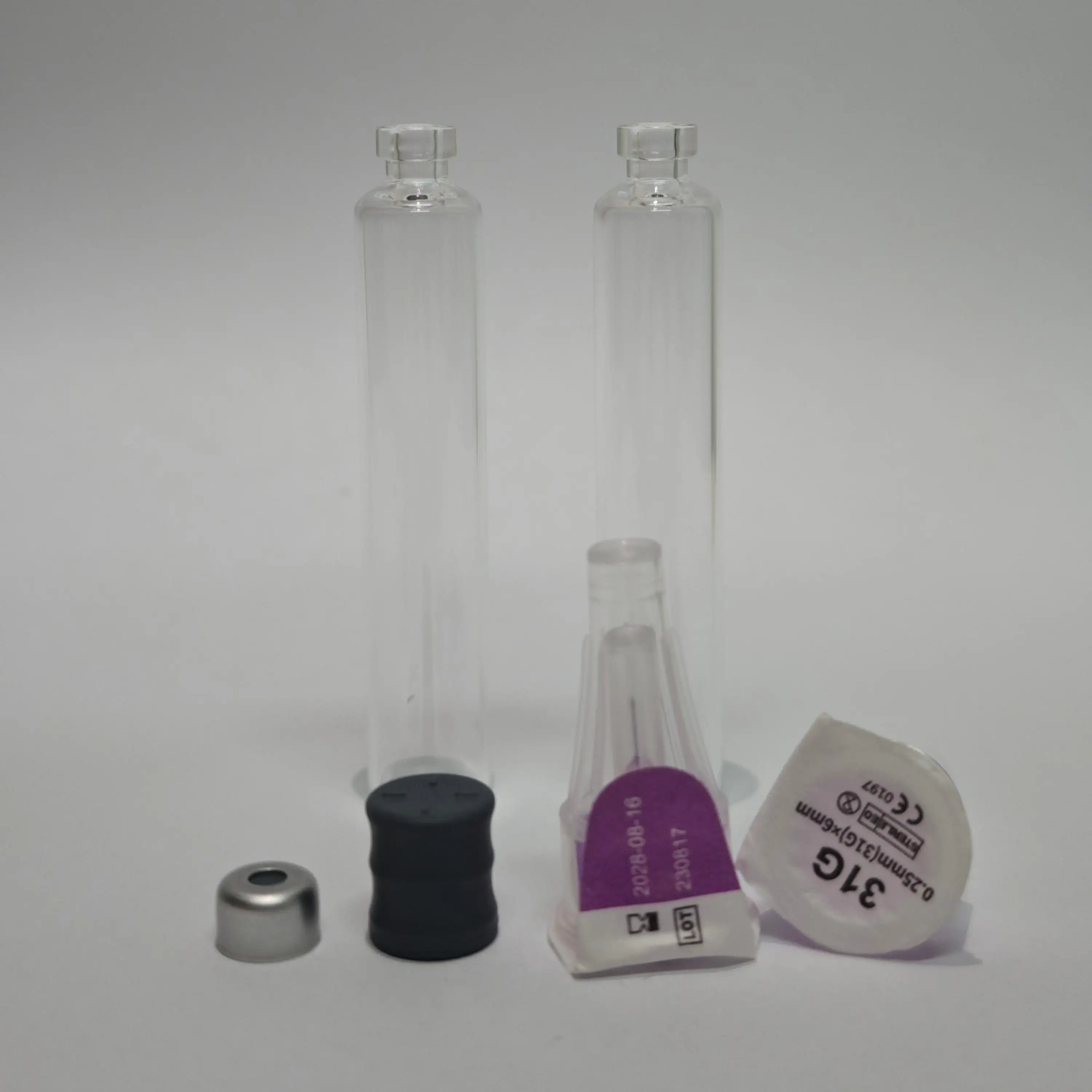 Wholesale Sterilized 3 ml Cartridge Bottle Nest Box Glass Cartridge ...