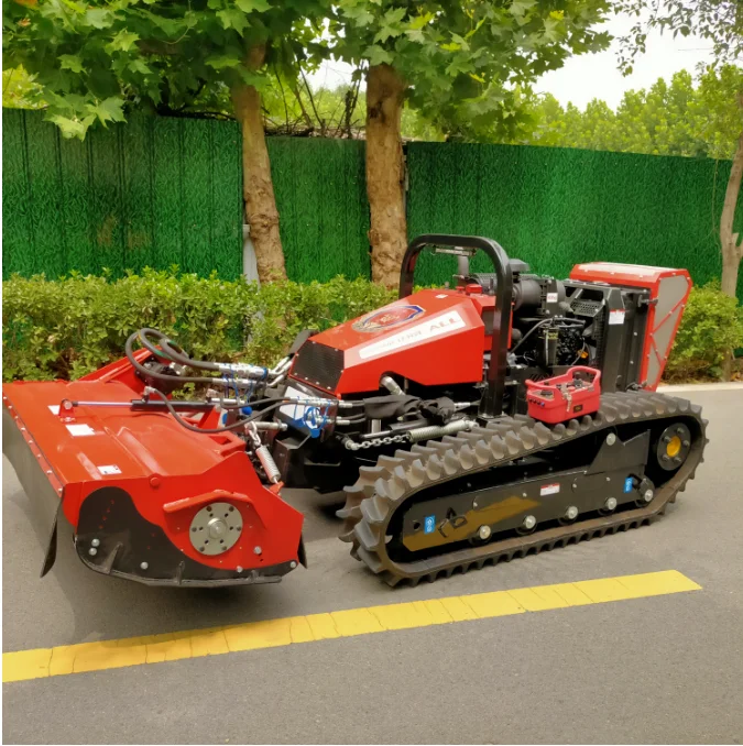 Alibaba.com: HAOHONG HH-smart tiger remote control crawler mower, 40HP ...
