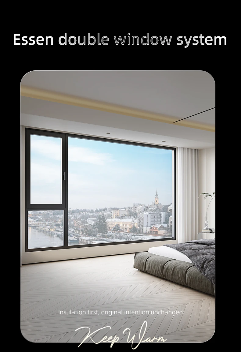 Sunhohi Micro Ventilation Windows Wind Water Sound Proof Aluminum Large ...