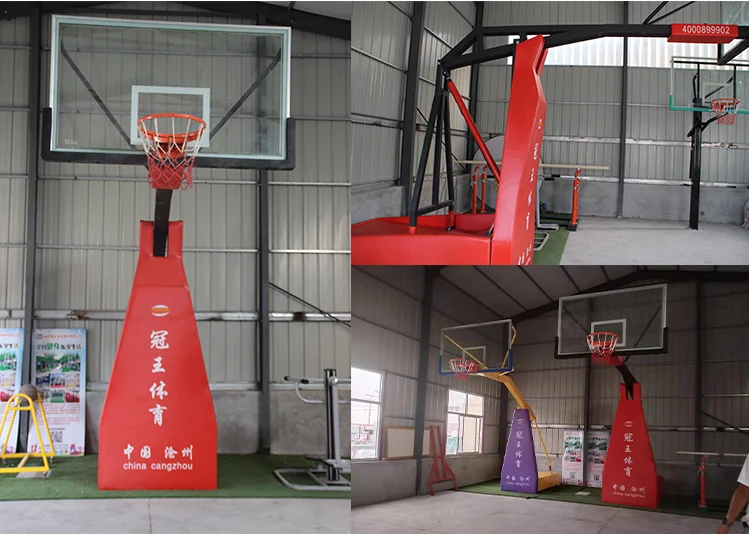 GW Fiba Standard Electro-Hydraulic Basketball Stand