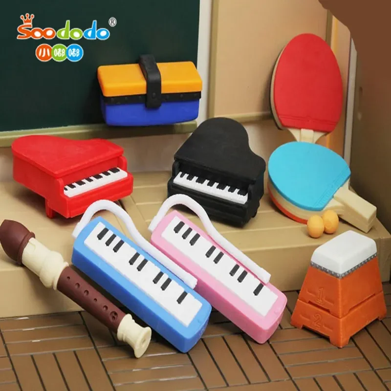 Soododo XDDD89 3D Musical Instrument Shaped Piano Pianoforte Rubber ...