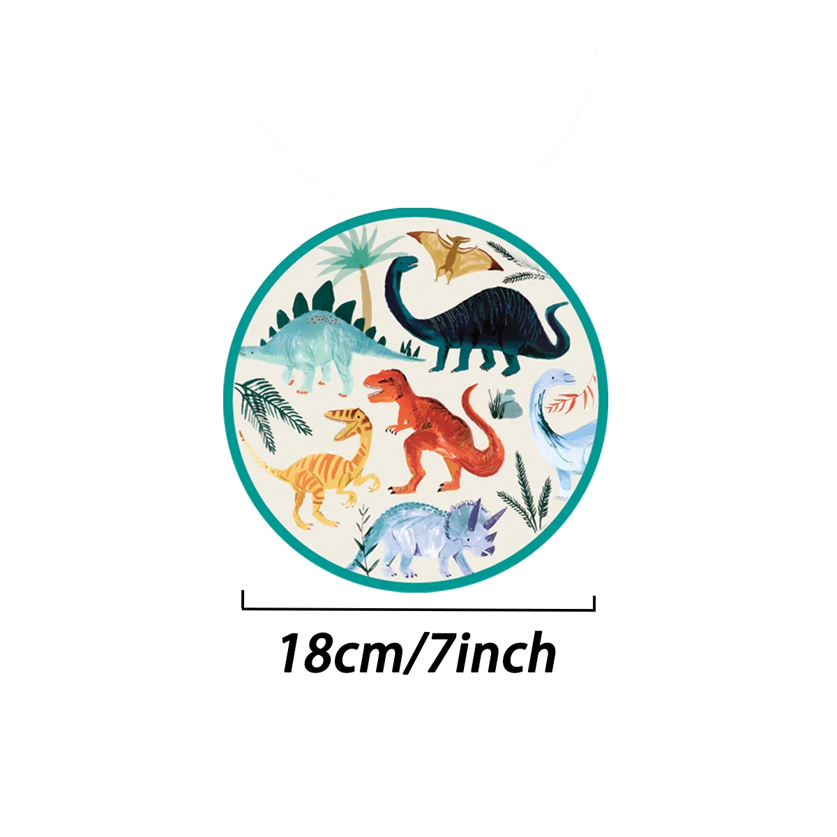 Blue Dino Paper Plate Picnic Dinner Tableware Supplies Dino Theme ...