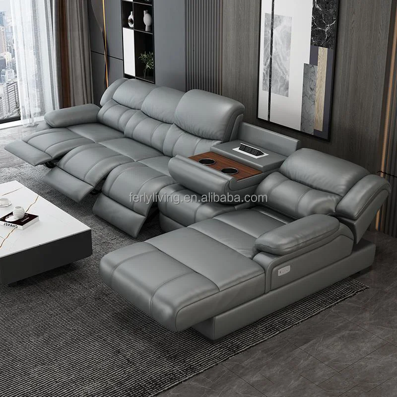 Modern Space Capsule Style Sofa Set Furniture Living Room Leather ...
