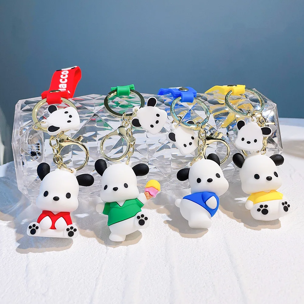 Customised 3D 2D Anime Keychain Logo Rubber Strap Cartoon