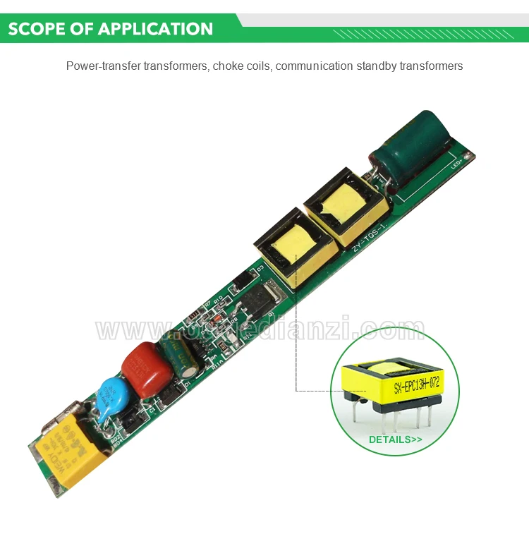 Epc17 Transformator 220v 12v Micro Transformer Horizontal Single Phase High Frequency ...