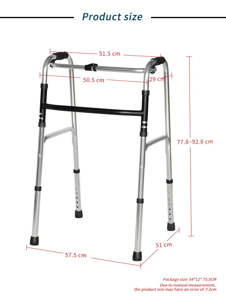 Folding Mobility Frame Walker - Xiamliyuan Rehabilitation Aid