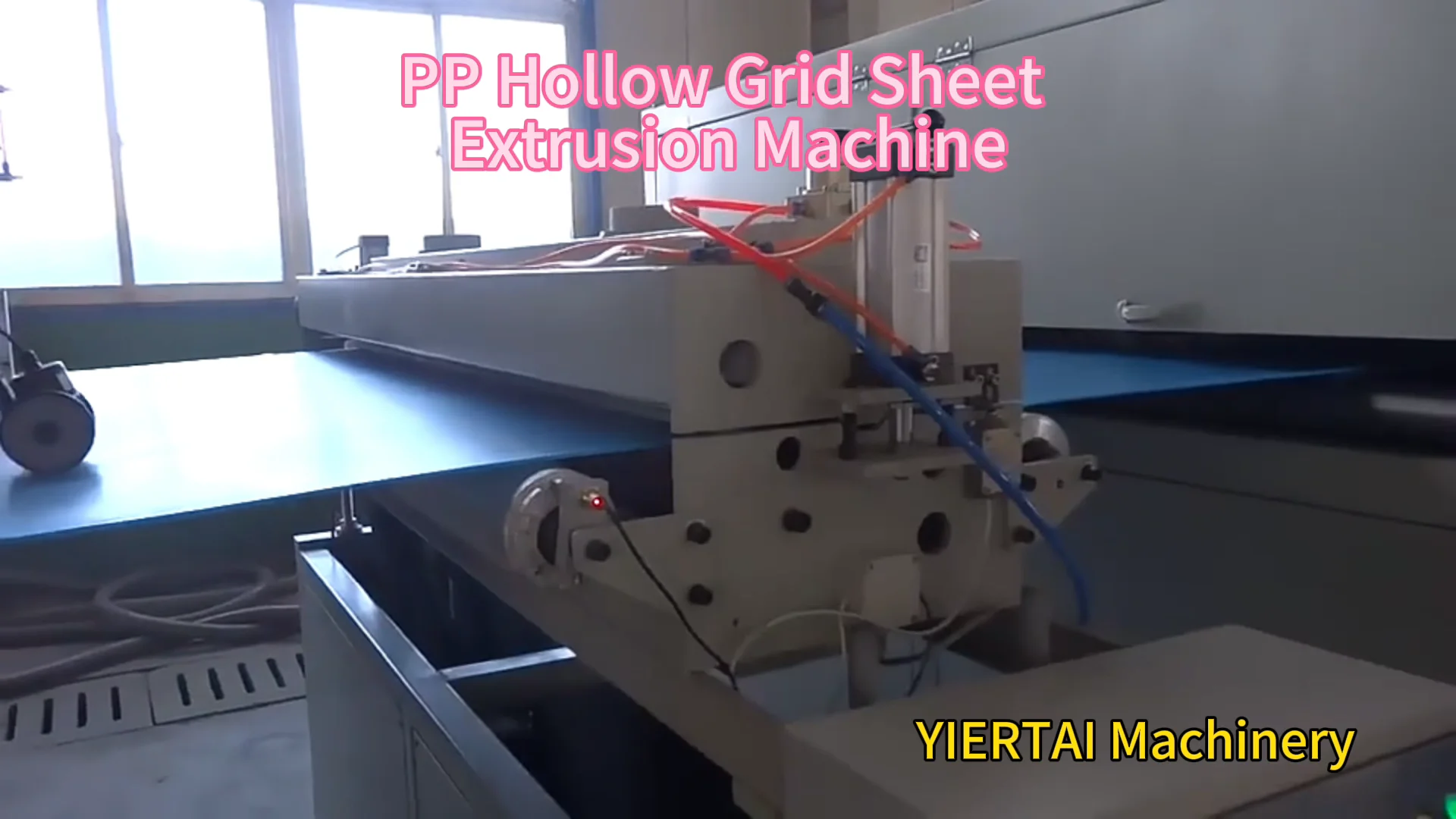 Pp Hollow Grid Board Production Corrugated Hollow Corrugated Box Making ...