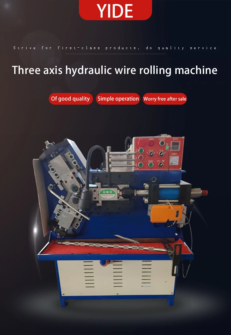 High Strength Hydraulic Pipe Thread Rolling Machine 3 Roller Thread ...