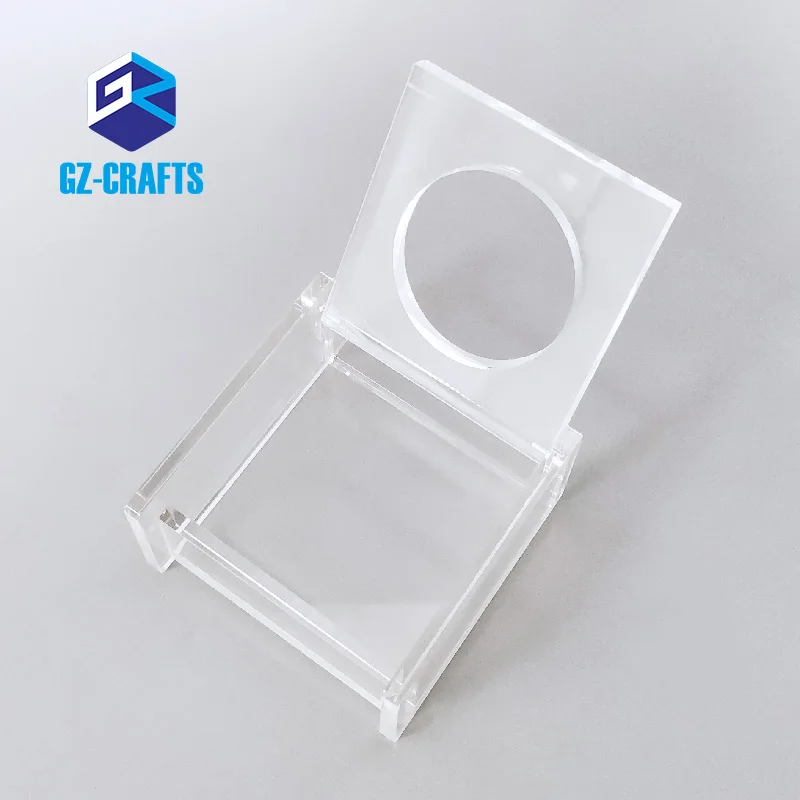 Clear 5-Sided Acrylic Display Cube Boxes - Modern Storage