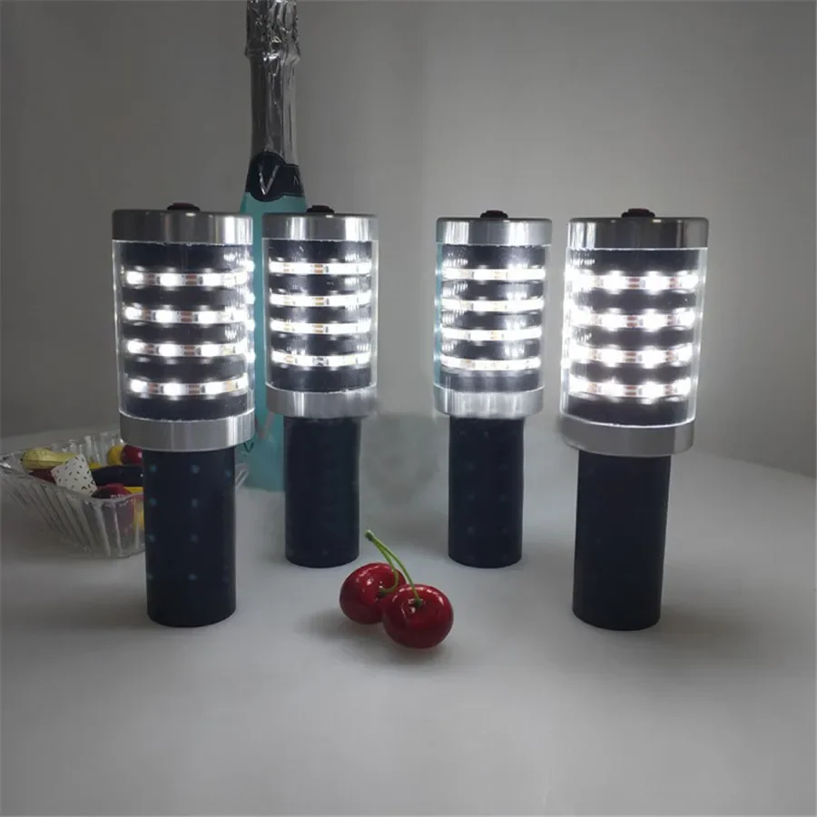Aluminum Rechargeable Flash Stick Champagne Bottle Service LED Strobe ...