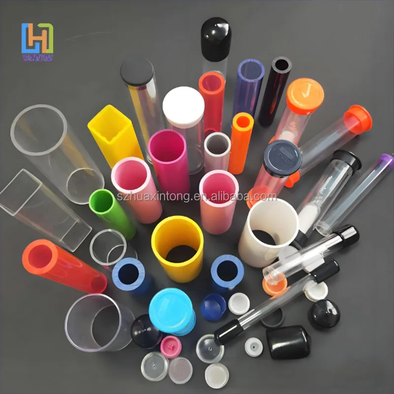 Wholesale Plastic Transparent Cigar Packing Tubes Clear Storage Tubes ...