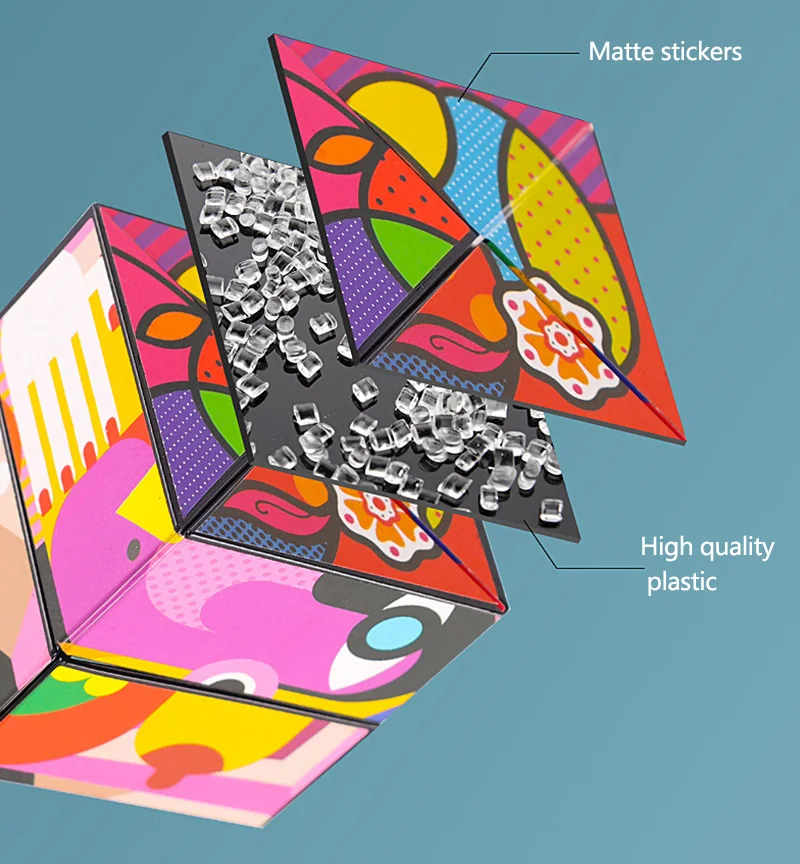 Infinity Flip 3D Magic Cube - Stress Relief & Education