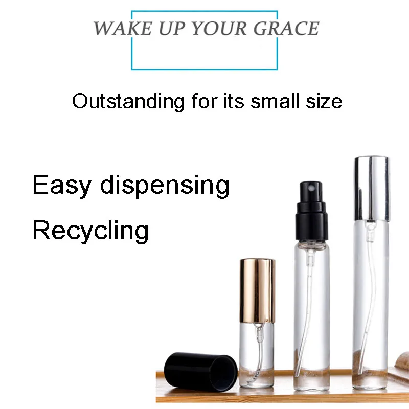 Custom Small Refillable Glass Bottles for Perfume Samples