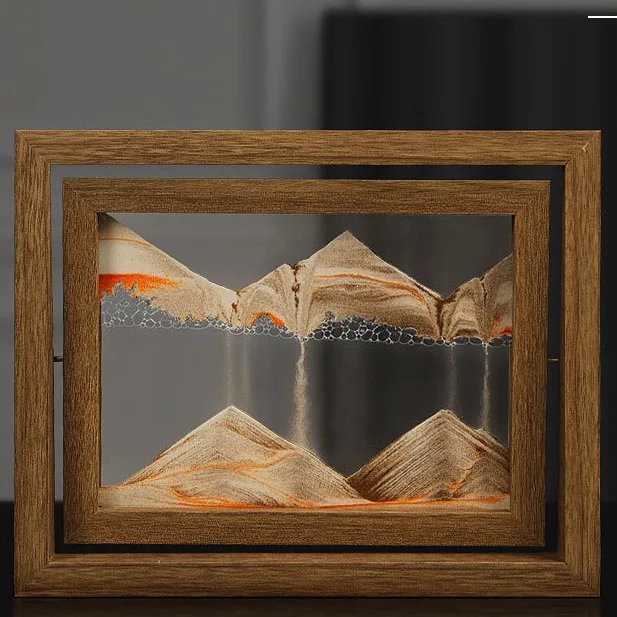 Moving Sand Art 3d Sandscape Quicksand Painting Liquid Hourglass ...