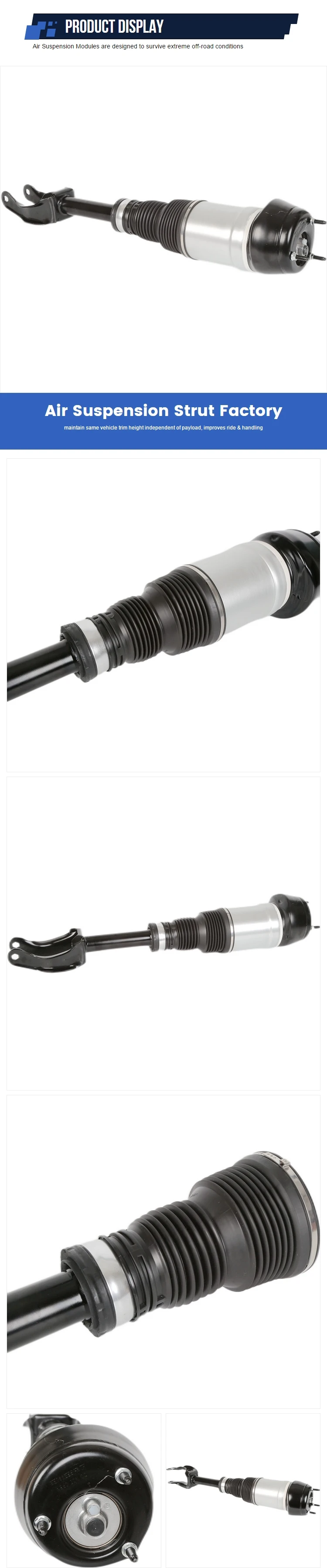 Front air Suspension Struts for Mercedes W166 Without ADS ML GL ...