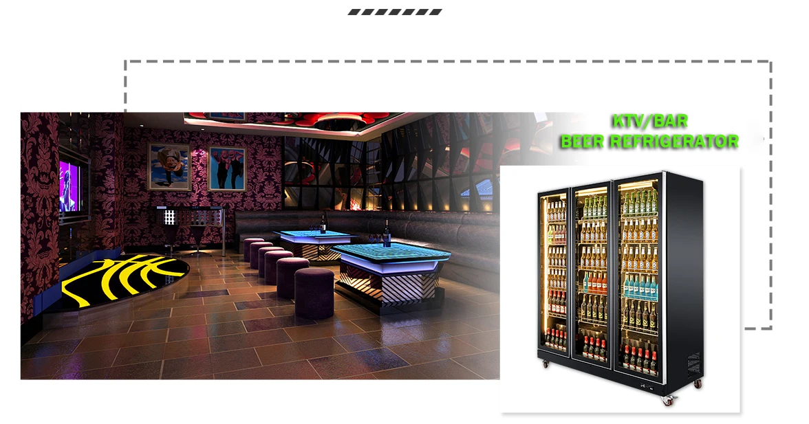 Soda Beverage Juice Chiller Beer bar Display Fridge Wine Cooler ...