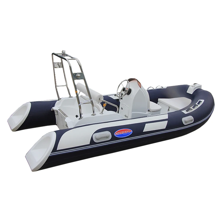 Center Console Inflatable Rib Boat With Steering Hypalon Or Pvc Boats ...