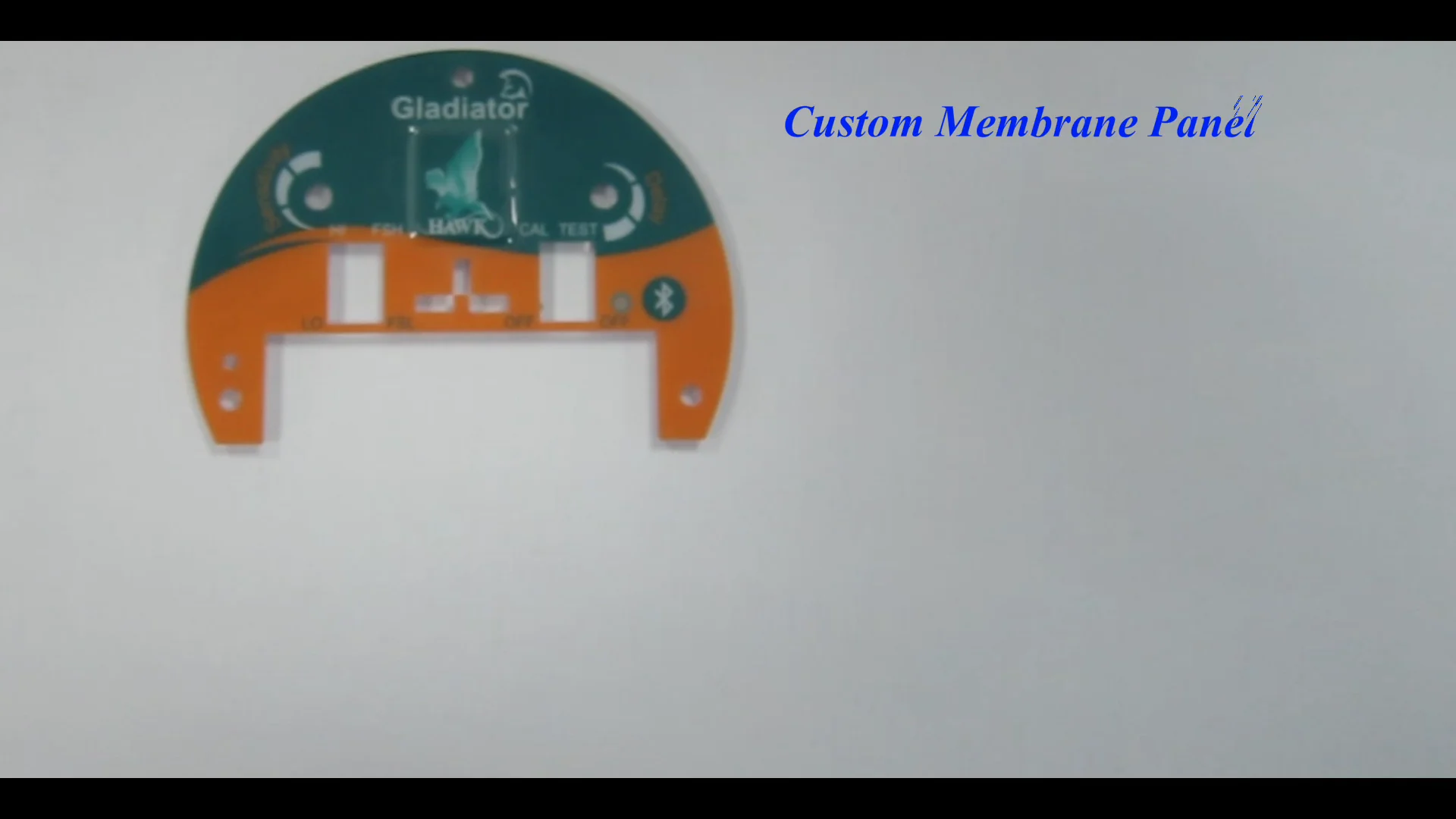 Custom Tactile Graphic Overlay Stickers Face Sheet Display Panel Flat ...