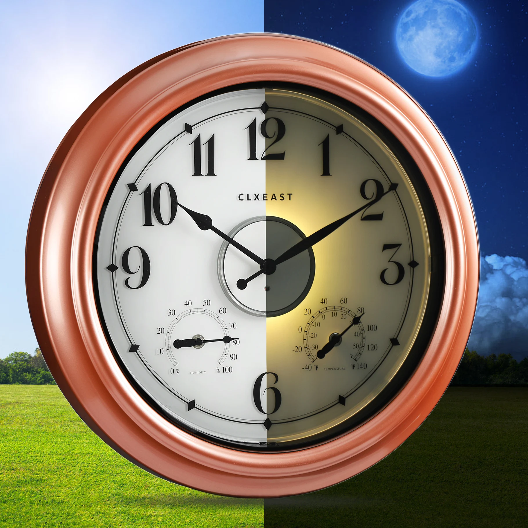 INFINITY TIME Wall Clock - Luxury Indoor & Outdoor Decor