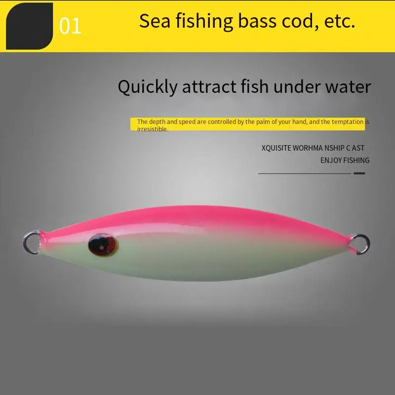 Wholesale Luminous Japanese Style 350g 750g Slowly Pitch Fishing Metal ...
