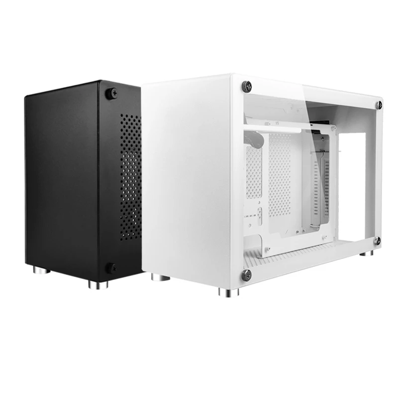 Aluminium Mini ITX Chassis Desktop case Computer Gaming PC case support ...