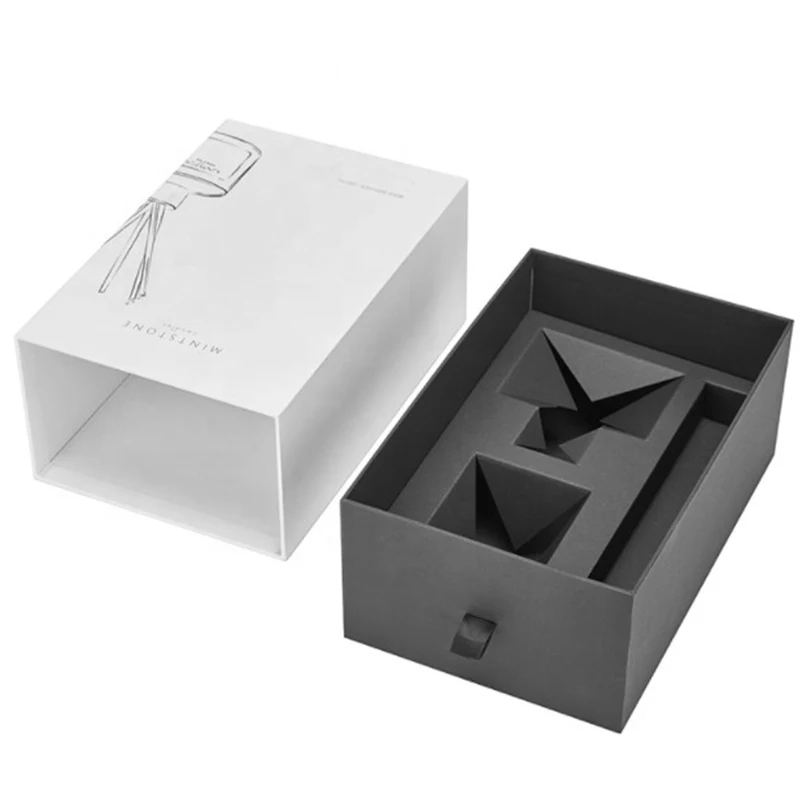 High End Perfume Packaging - Elegant Black Box Mockup