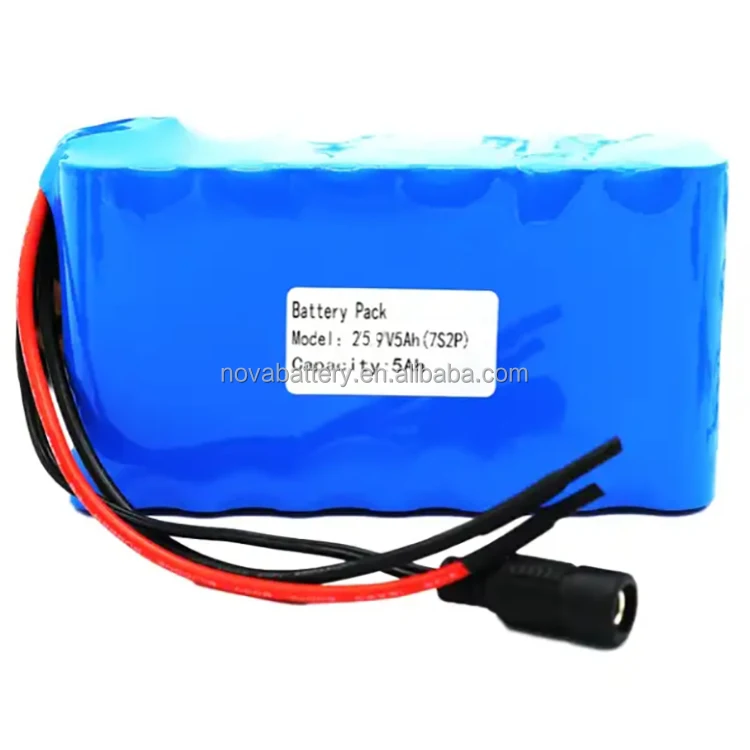 25.9V Lithium Ion Battery Pack - 5000mah for Electric Bikes
