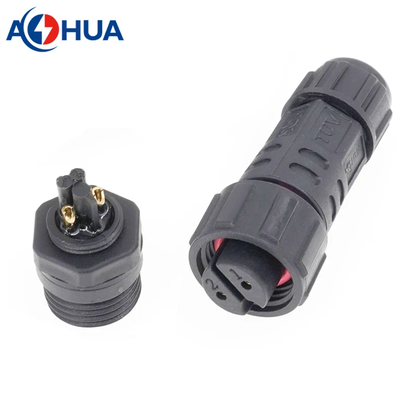 3pin Assembly Panel Mount IP67 Male Female Waterproof Electrical Wire ...