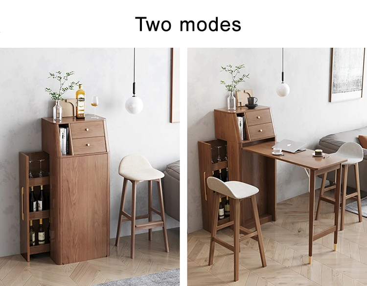 Modern Bar Table Living Room Furniture Coffee Color Storage Counter ...