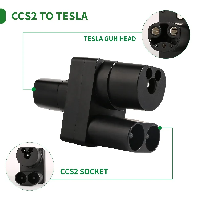 150a 200a Ccs2 To Tesla Adapter Ev Adapter Connector 500~1000 V Dc Car ...