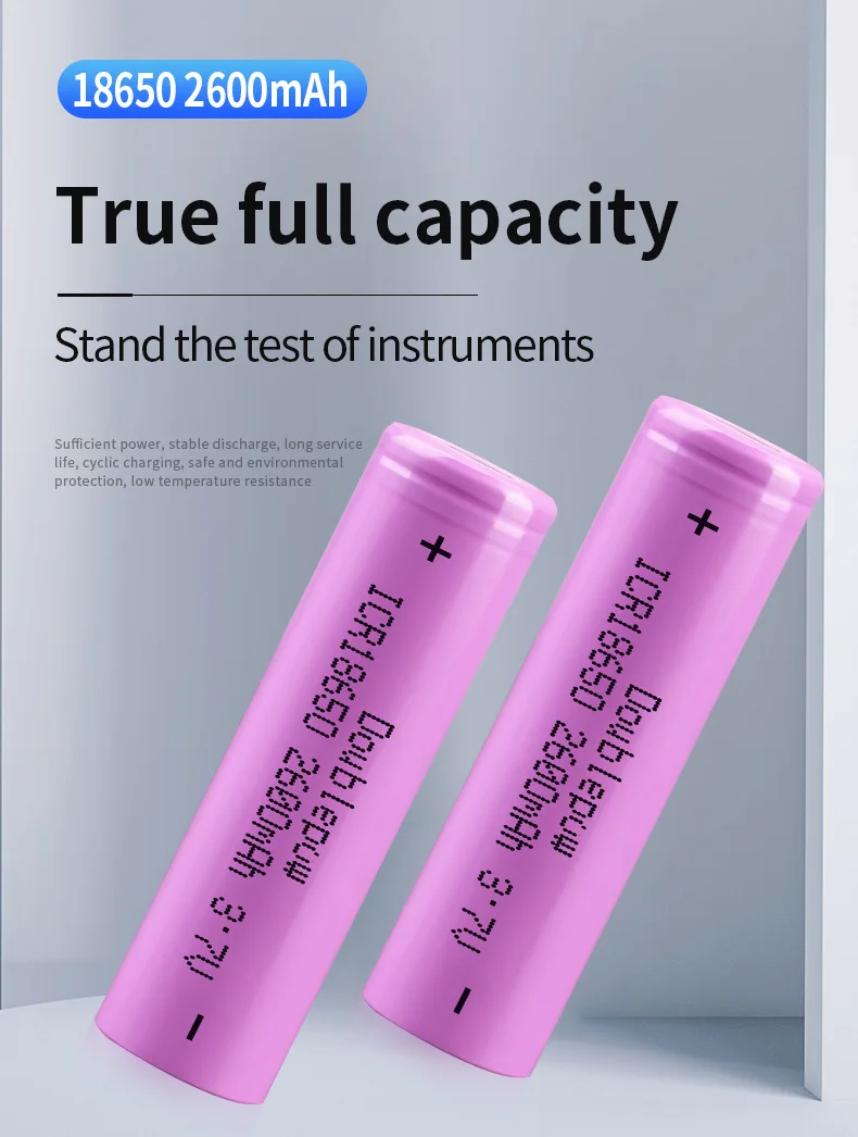 18650 Lithium Batteries - High Capacity & Reliable Power