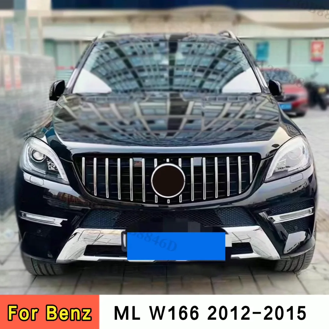 奔驰ml W166 2012-2015 Ml350 Ml400 Ml320 Ml300 Ml500 Ml550调谐gt菱形前格栅入口格栅网 ...