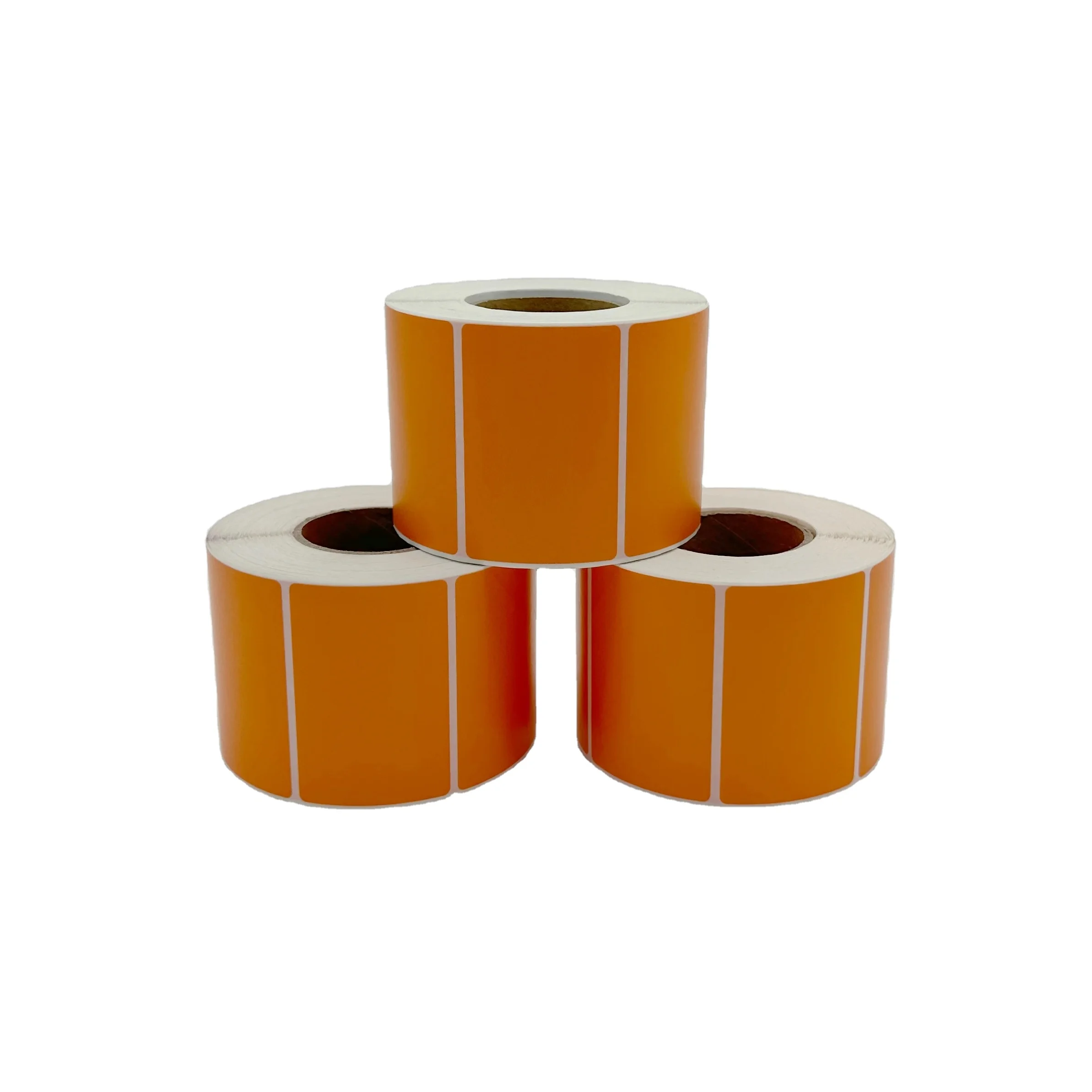 Thermal Sticker Paper 60mm*40mm Orange Custom Color Wholesale Mailing ...